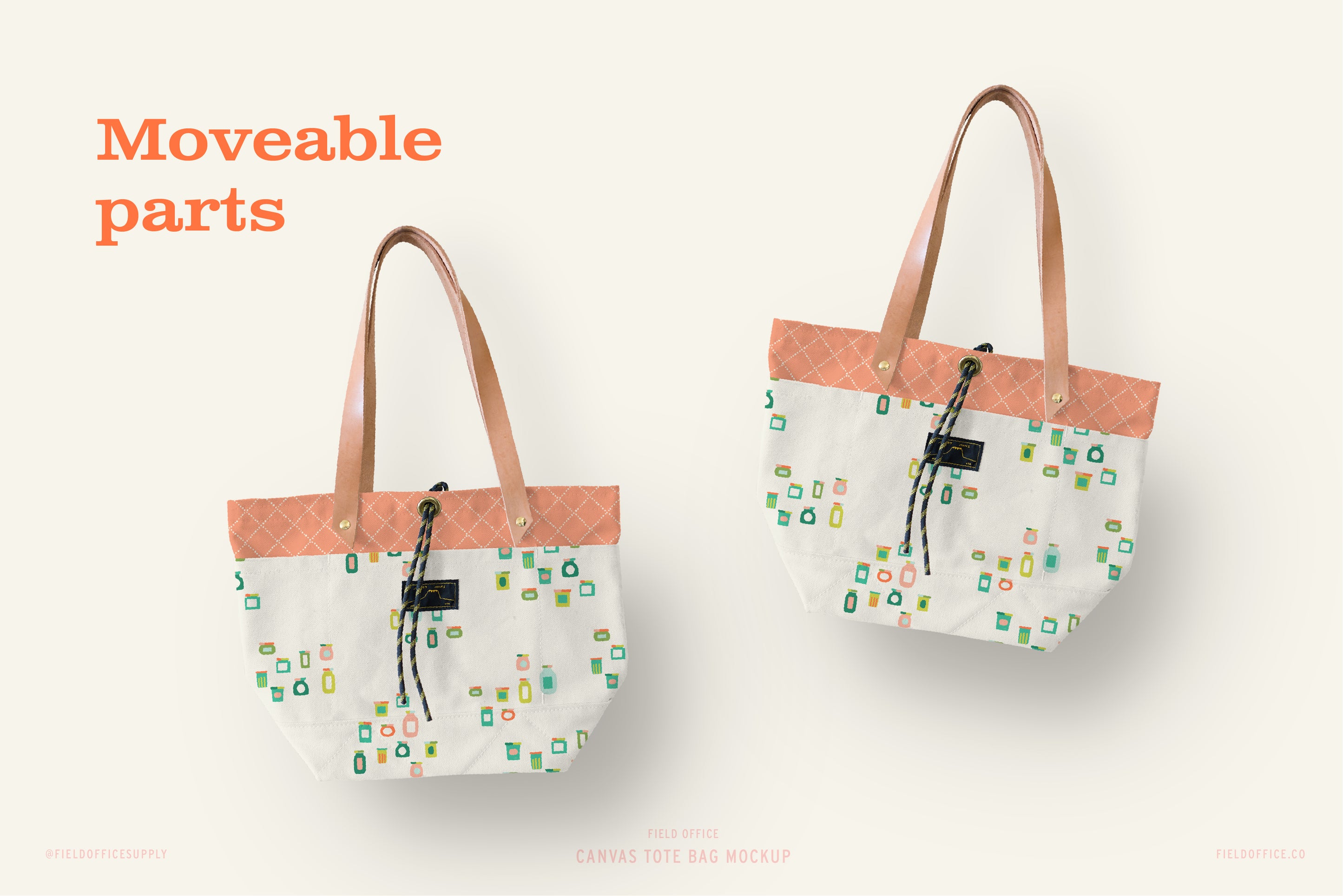 Canvas Tote Bag Mockup – Field Office