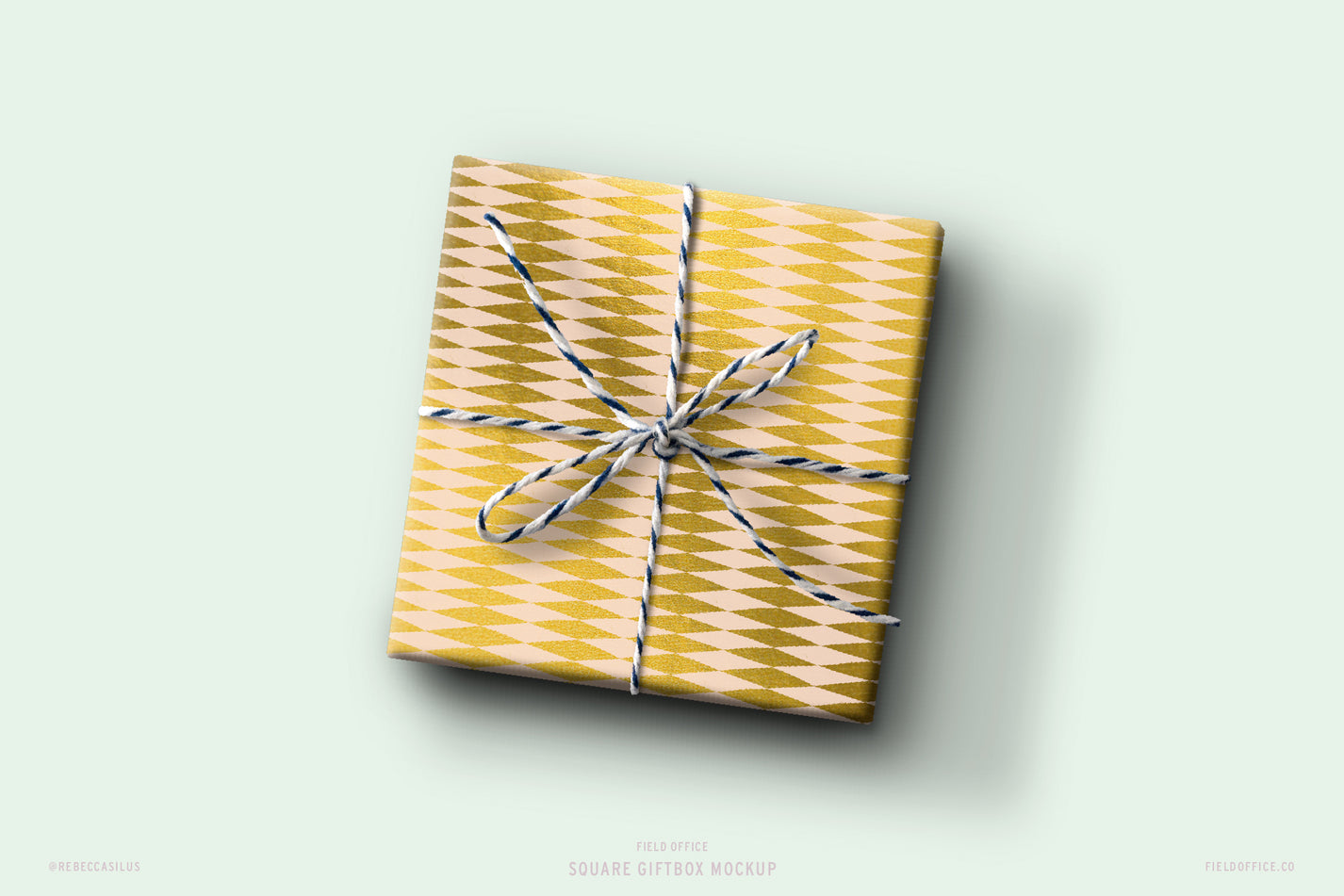 Square Gift Box Mockup – Field Office